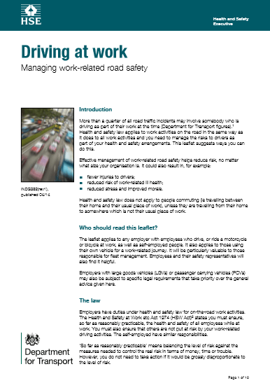 NRSPP Australia - Managing work-related road safety