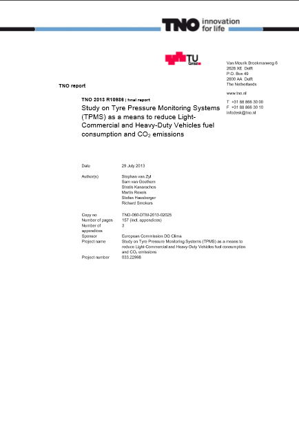 NRSPP Australia - Study on Tyre Pressure Monitoring Systems (TPMS) as a ...