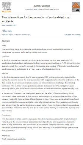 NRSPP Australia - Two interventions for the prevention of work-related ...