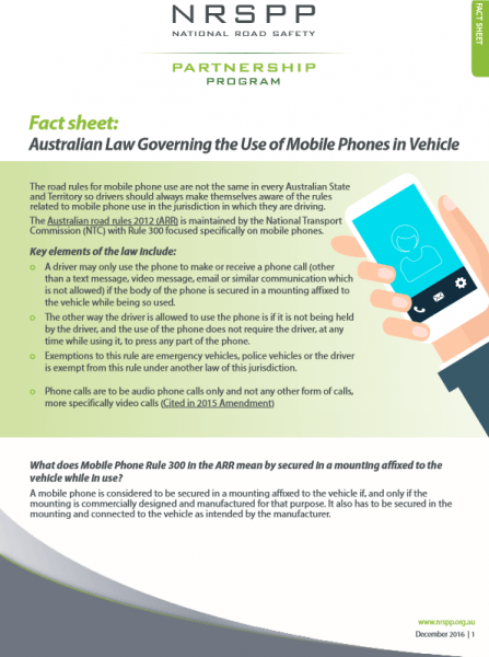 NRSPP Australia - NRSPP Fact Sheet: Australian Laws Governing the Use ...