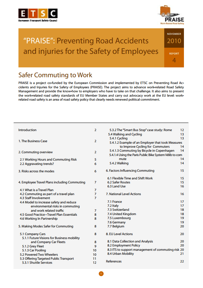 NRSPP Australia - Safer Commuting to Work