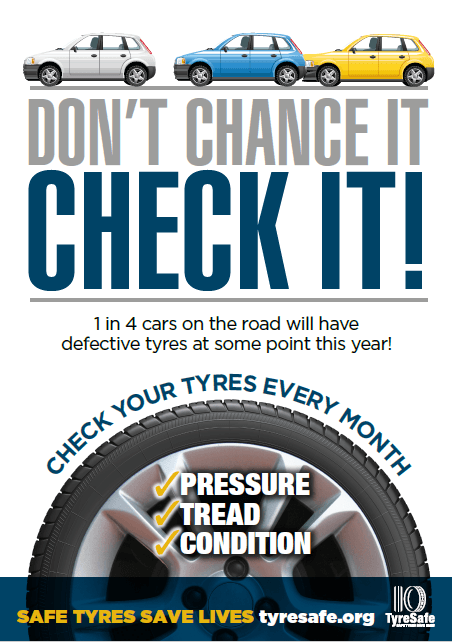 NRSPP Australia - Tyre Safe: Don’t chance it, check it – Poster 5