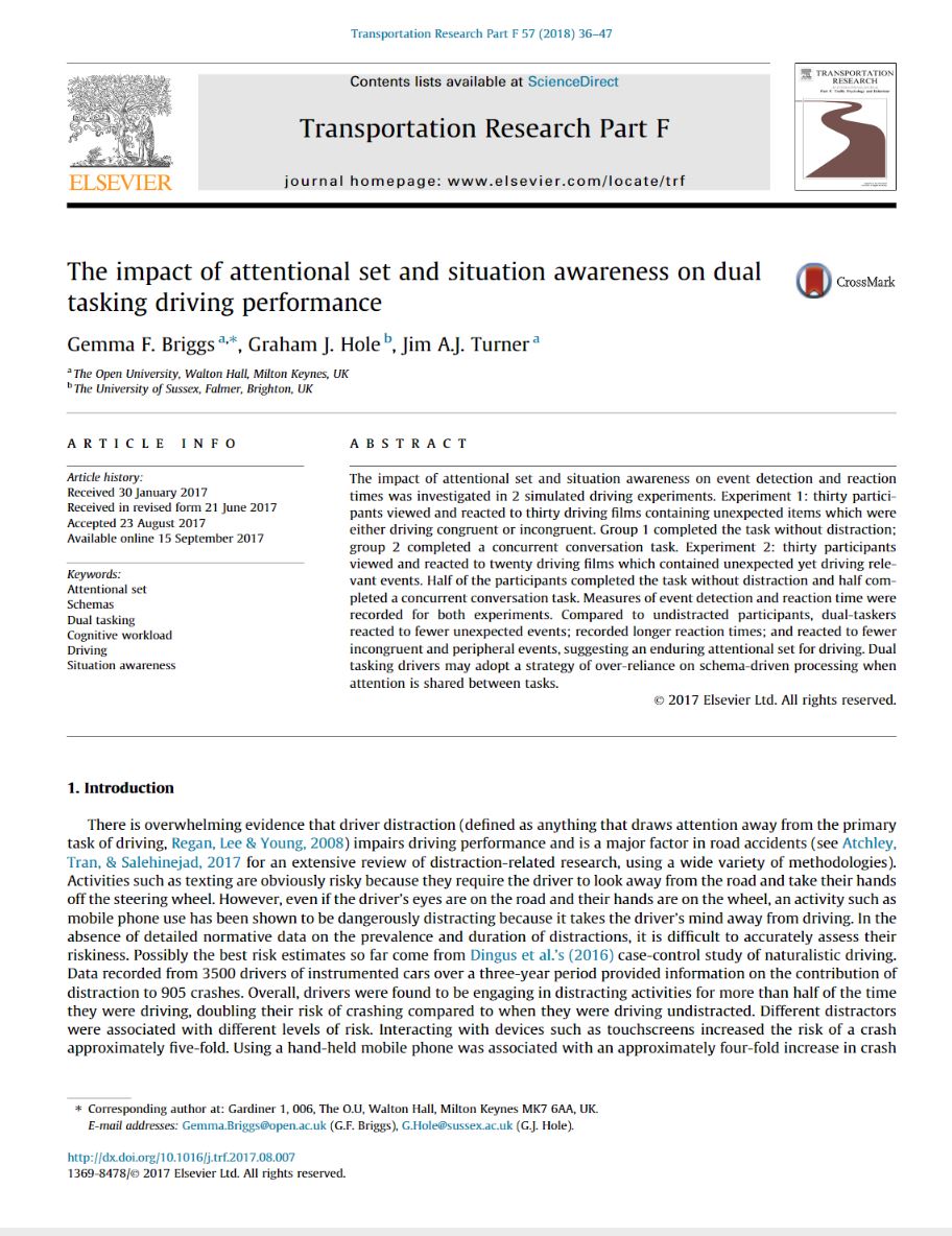 NRSPP Australia - The impact of attentional set and situation awareness ...