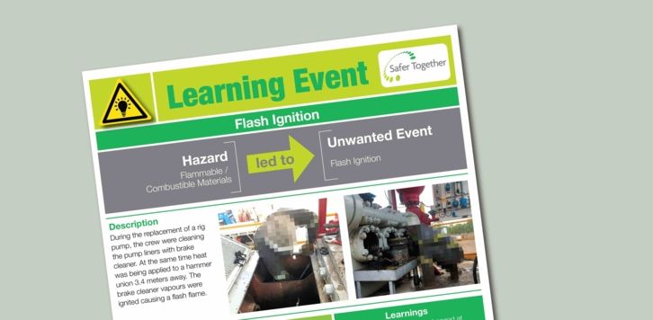 NRSPP Australia - Learning Event Bulletin: Flash Ignition