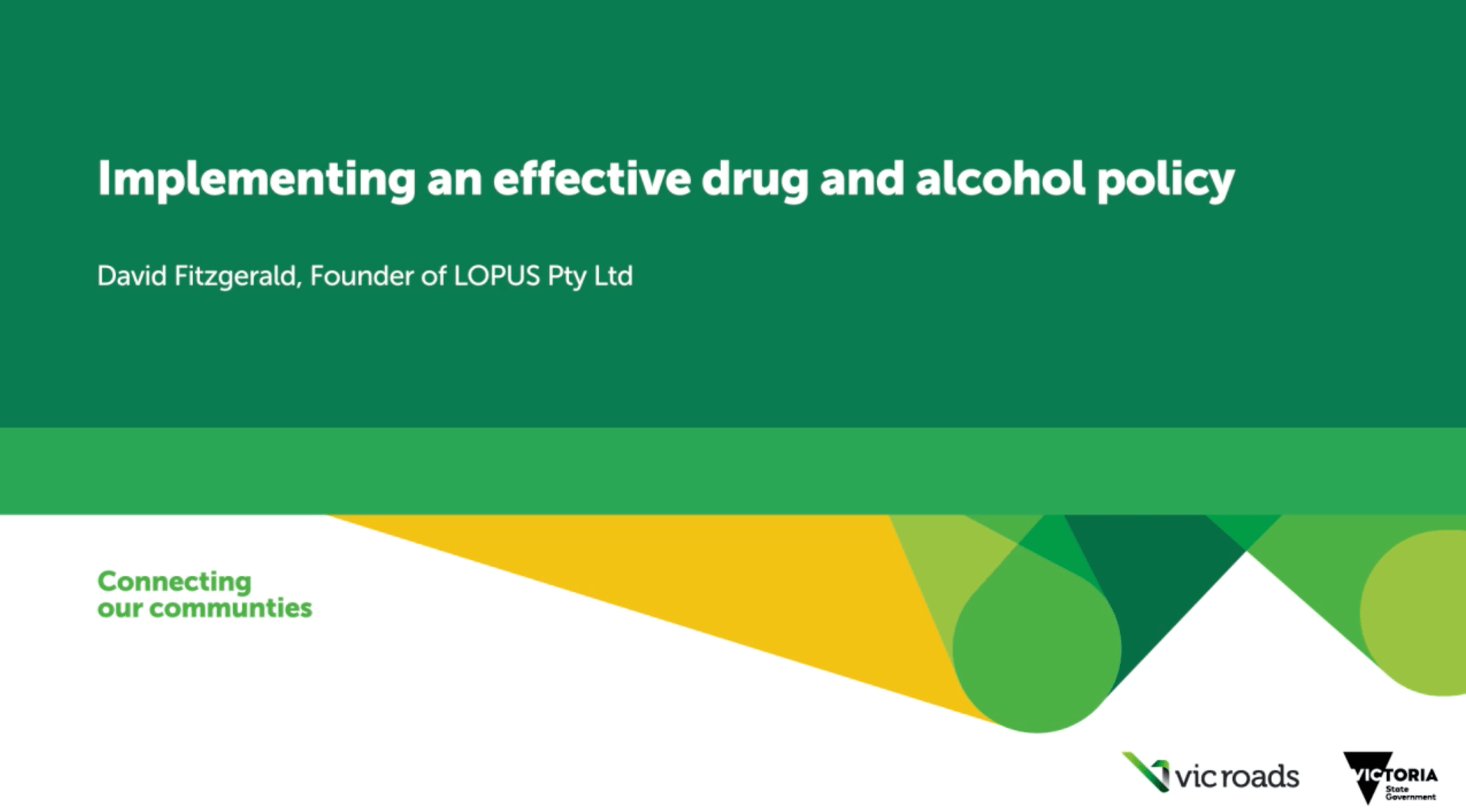 NRSPP Australia - Implementing an effective drug and alcohol policy