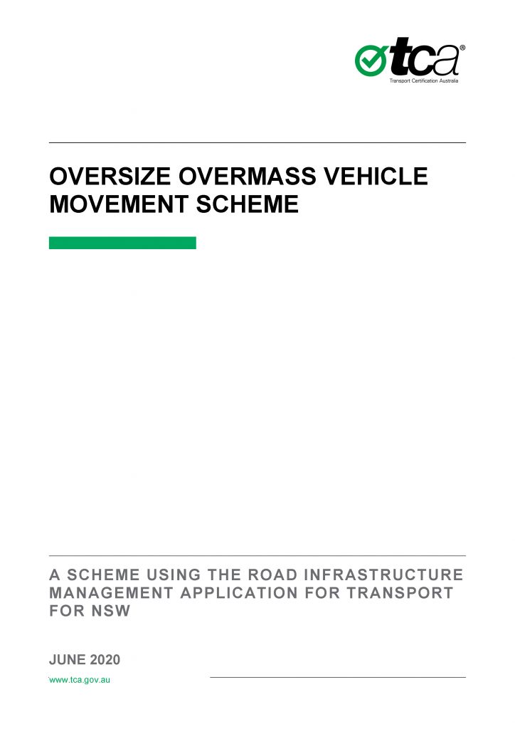 NRSPP Australia - Oversize Overmass Vehicle Movement Scheme