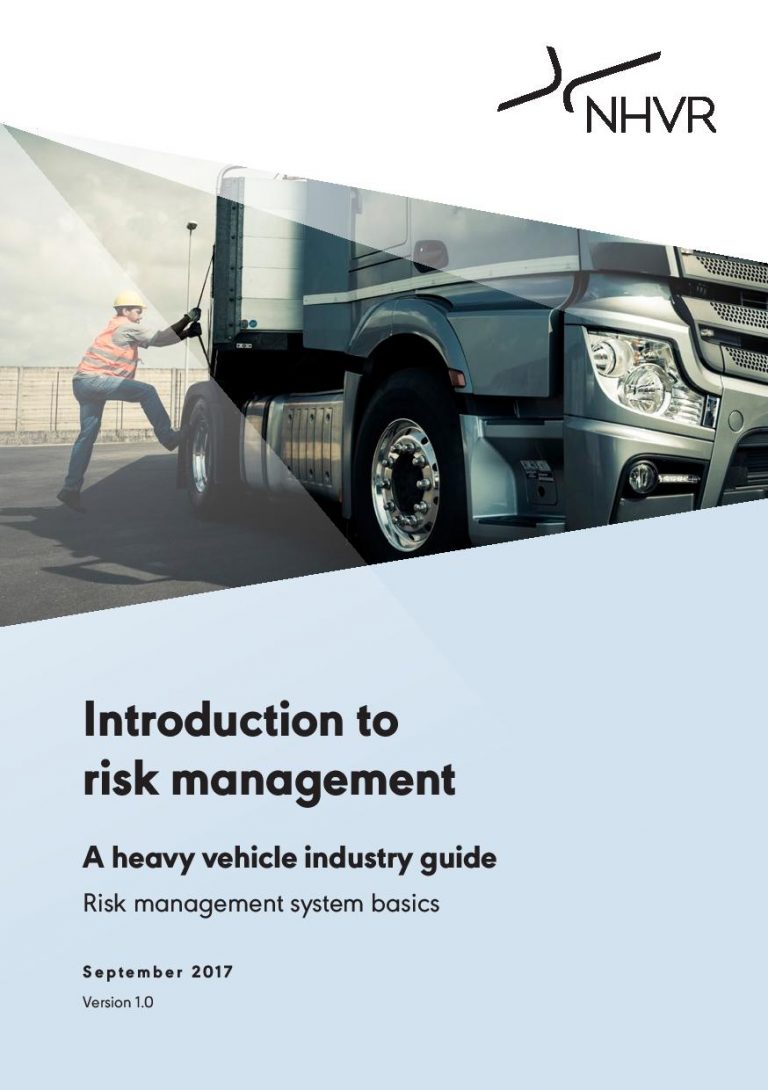 NRSPP Australia - NHVR: Introduction to Risk Management – A heavy ...