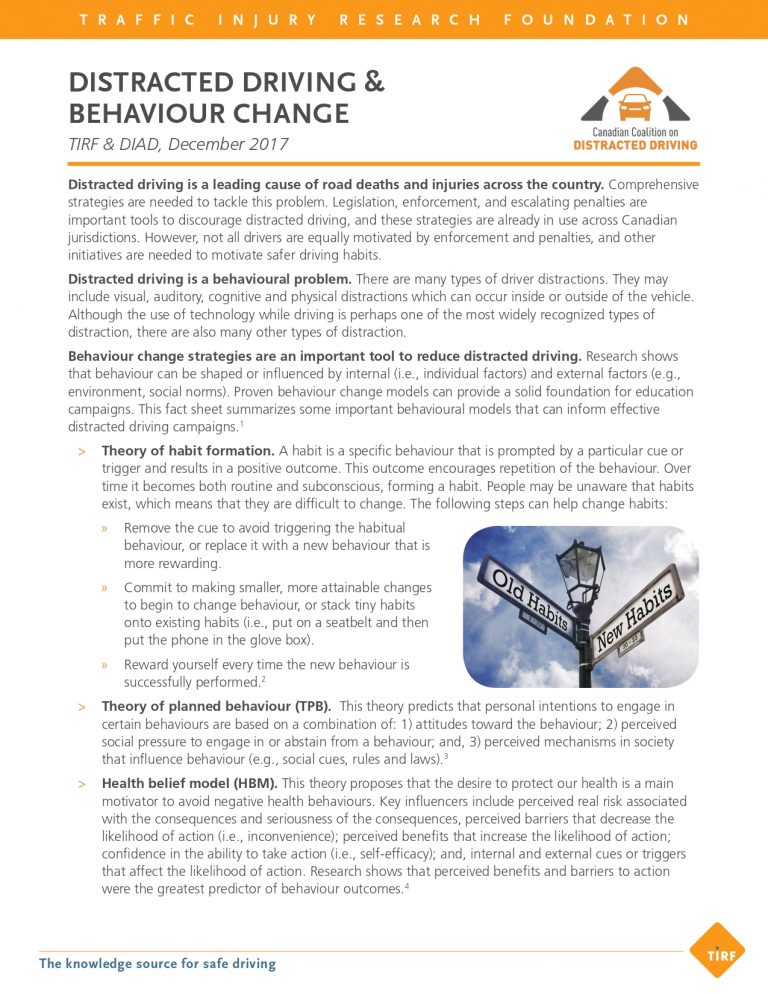 NRSPP Australia - Distracted Driving Facts and Behaviour Change