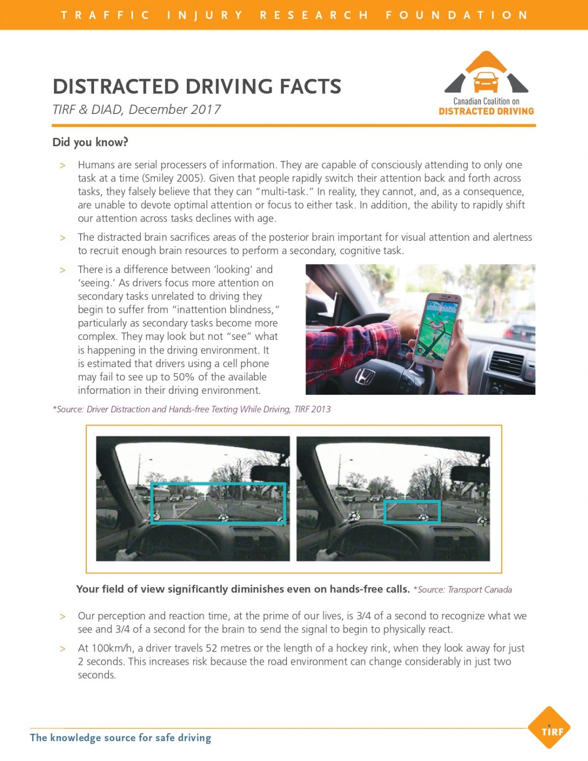 NRSPP Australia - Distracted Driving Facts and Behaviour Change