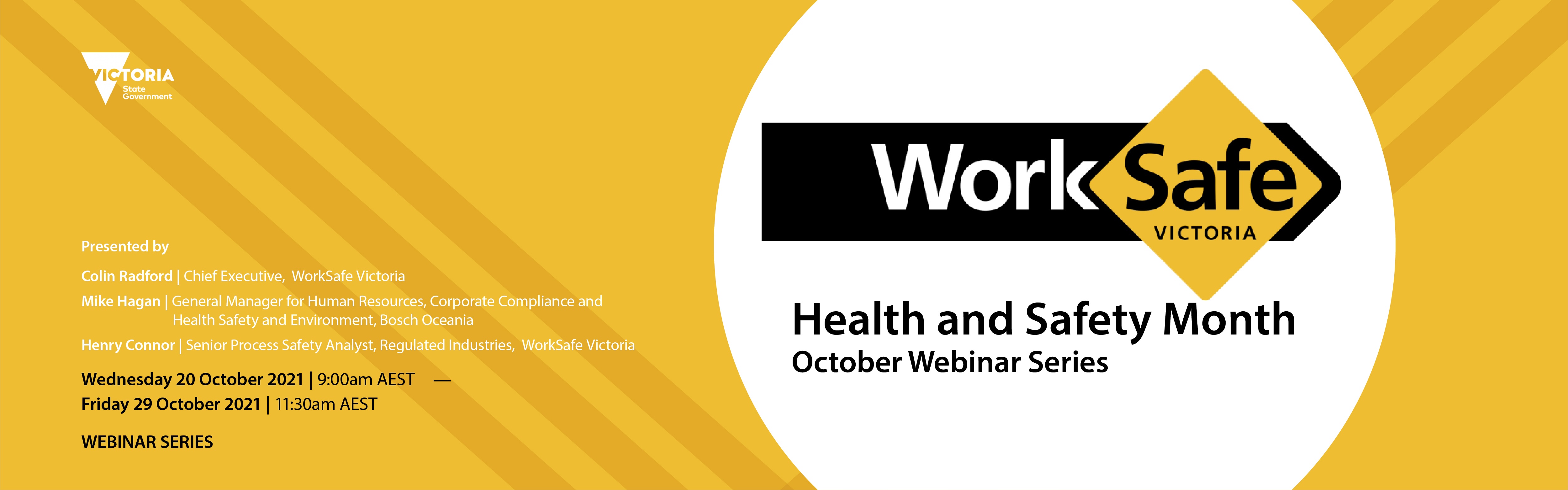 WorkSafe Victoria: Health & Safety Month 2021 Webinar Series - NRSPP ...