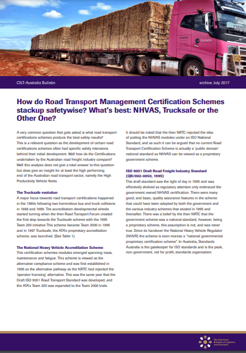 NRSPP Australia - How do Road Transport Management Certification ...