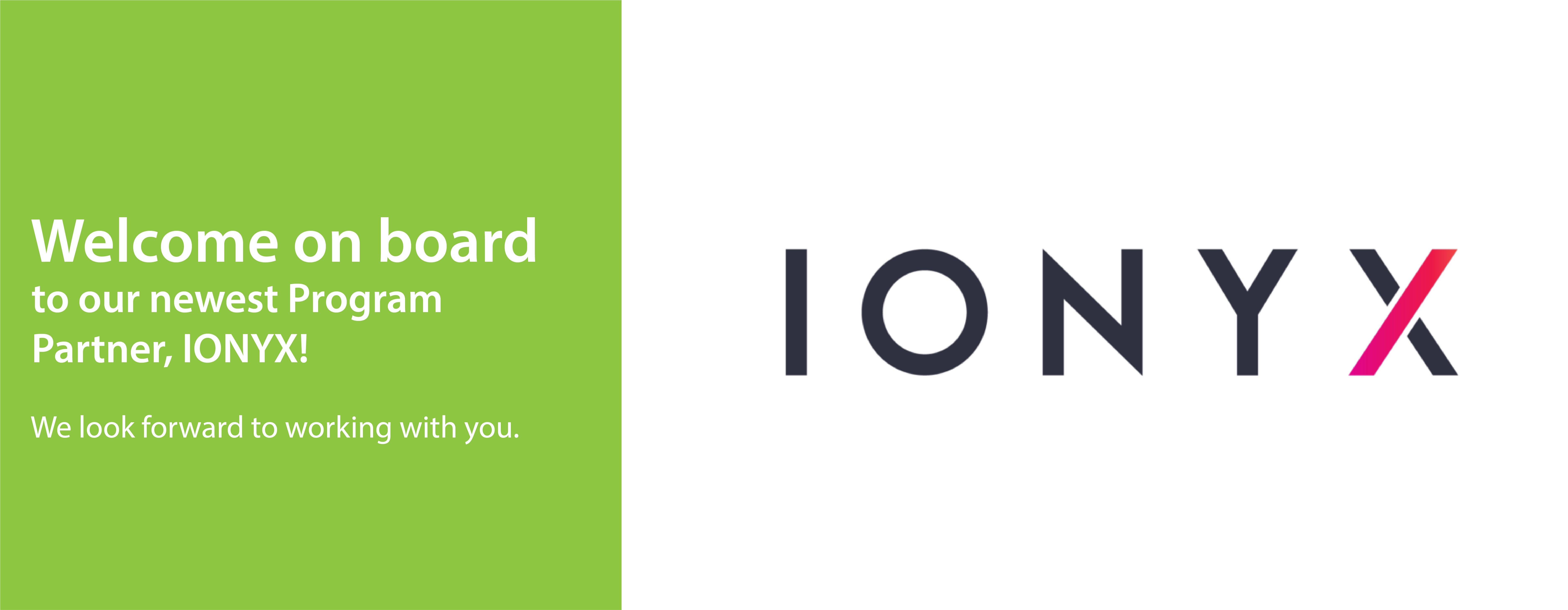 NRSPP Australia - Welcome To Our Newest Program Partner IONYX