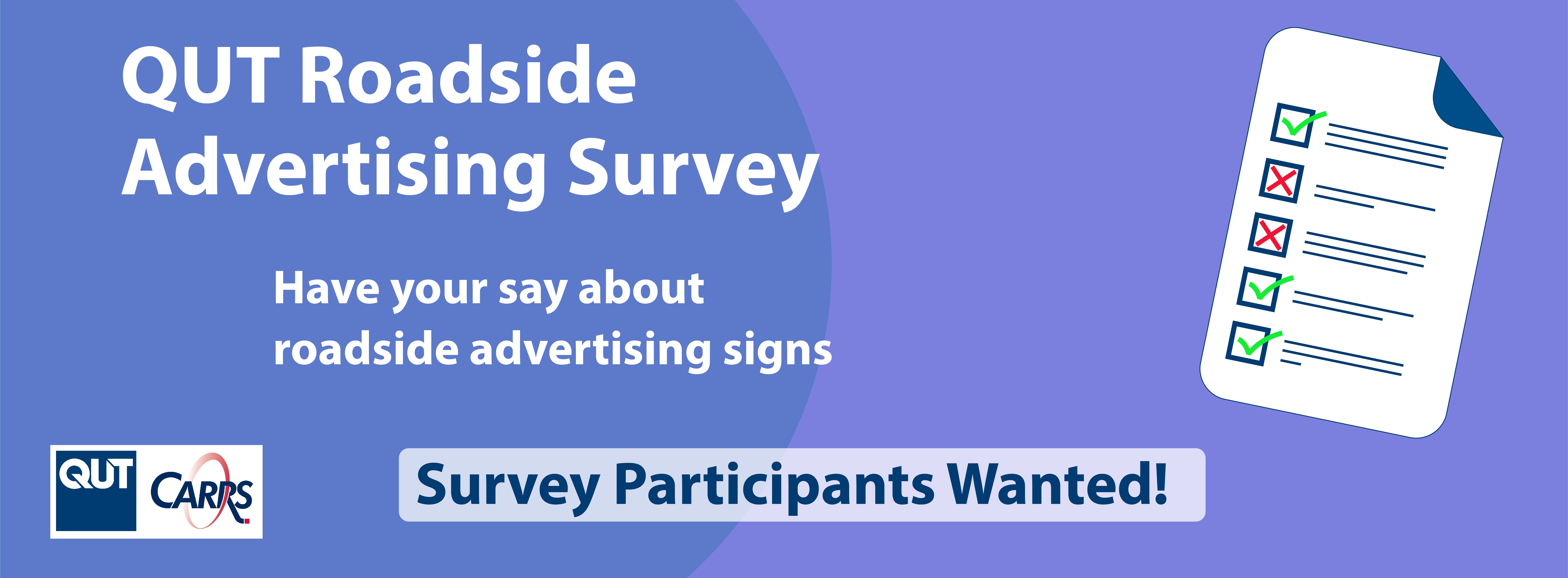 NRSPP Australia - QUT Roadside Advertising Survey