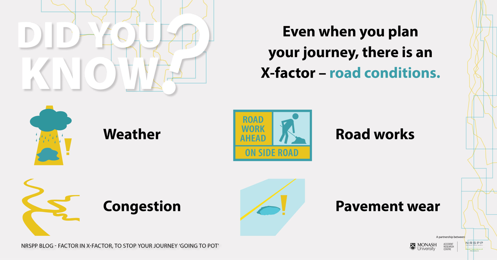 NRSPP Australia - The X-Factor – Road Conditions #DidYouKnow