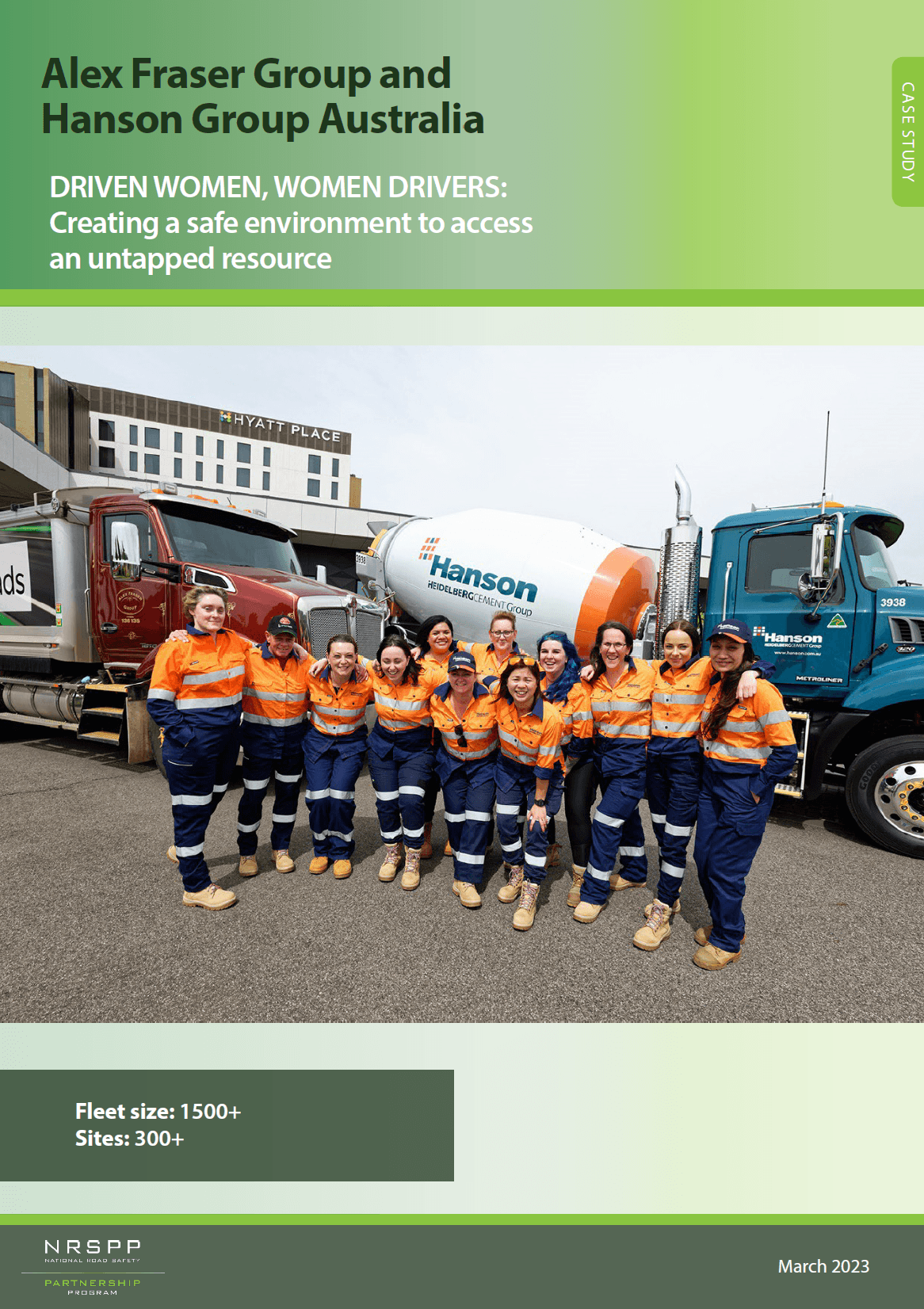 NRSPP Australia - Alex Fraser and Hanson Group Australia: Driven Women, Women Drivers: Creating ...