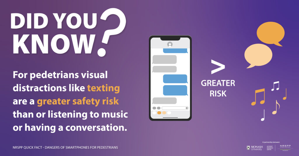 NRSPP Australia - Dangers of Smartphones for Pedestrians #DidYouKnow