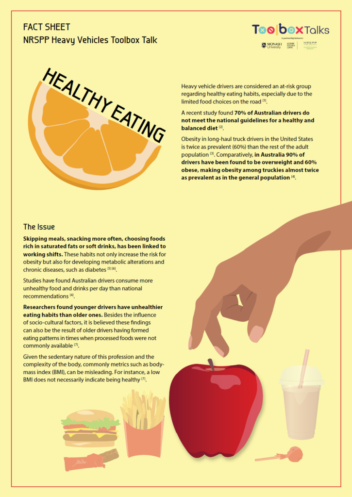 NRSPP Australia » NRSPP Heavy Vehicle Toolbox Talk Fact Sheet: Healthy ...