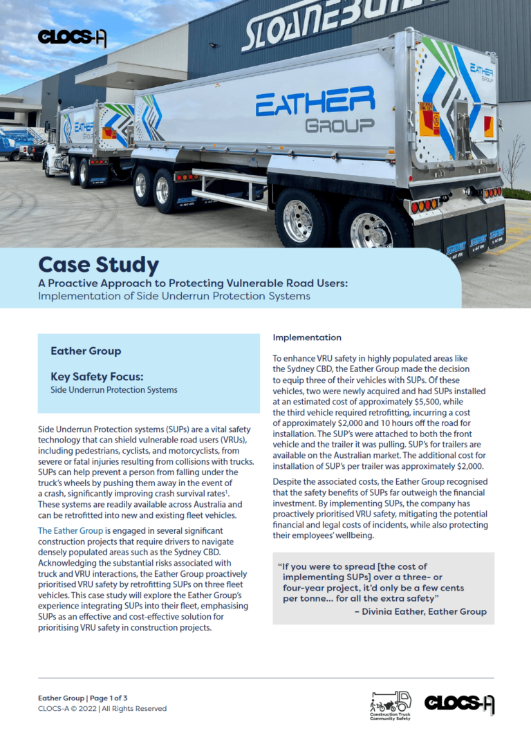 NRSPP Australia - CLOCS-A Case Study – A Proactive Approach to ...