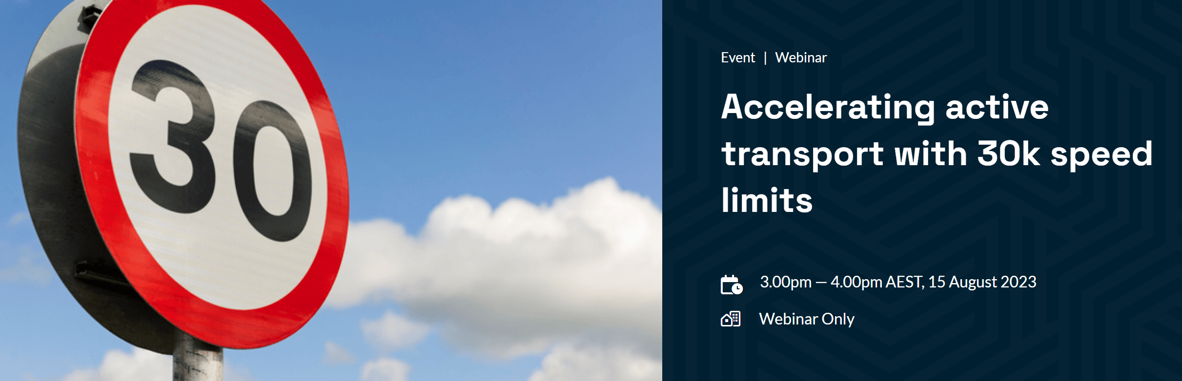 Accelerating active transport with 30k speed limits - NRSPP Australia