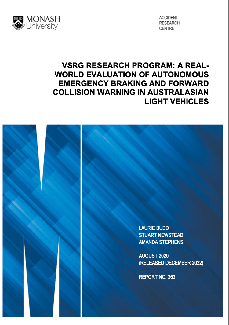 NRSPP Australia - VSRG RESEARCH PROGRAM: A REAL- WORLD EVALUATION OF ...