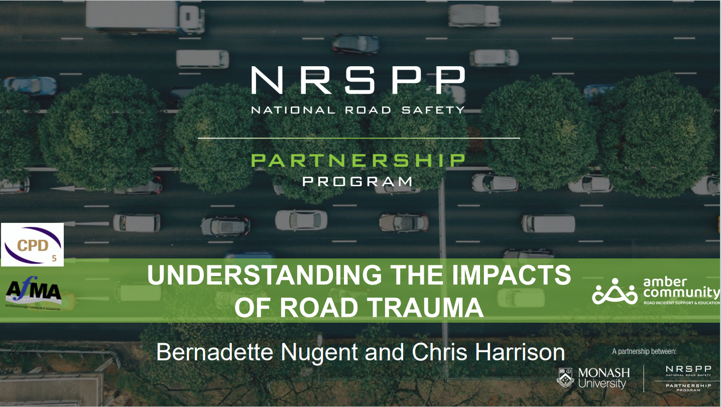 NRSPP Australia - Webinar: Understanding The Impacts Of Road Trauma