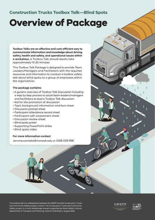 NRSPP Australia - 48 - Construction Trucks Toolbox Talk: Blind spots