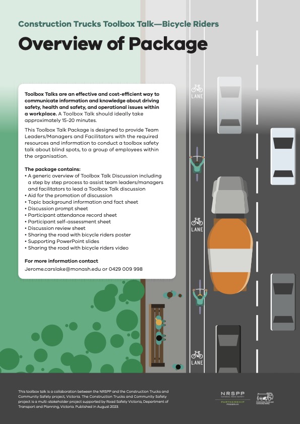 NRSPP Australia - 49 - Construction Trucks Toolbox Talk: Cyclists