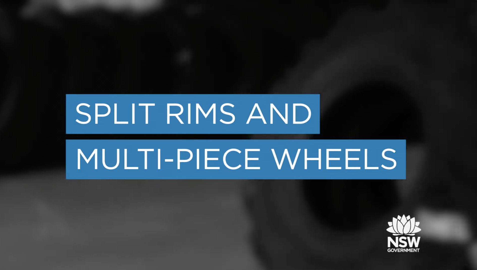 NRSPP Australia - Split rim wheels