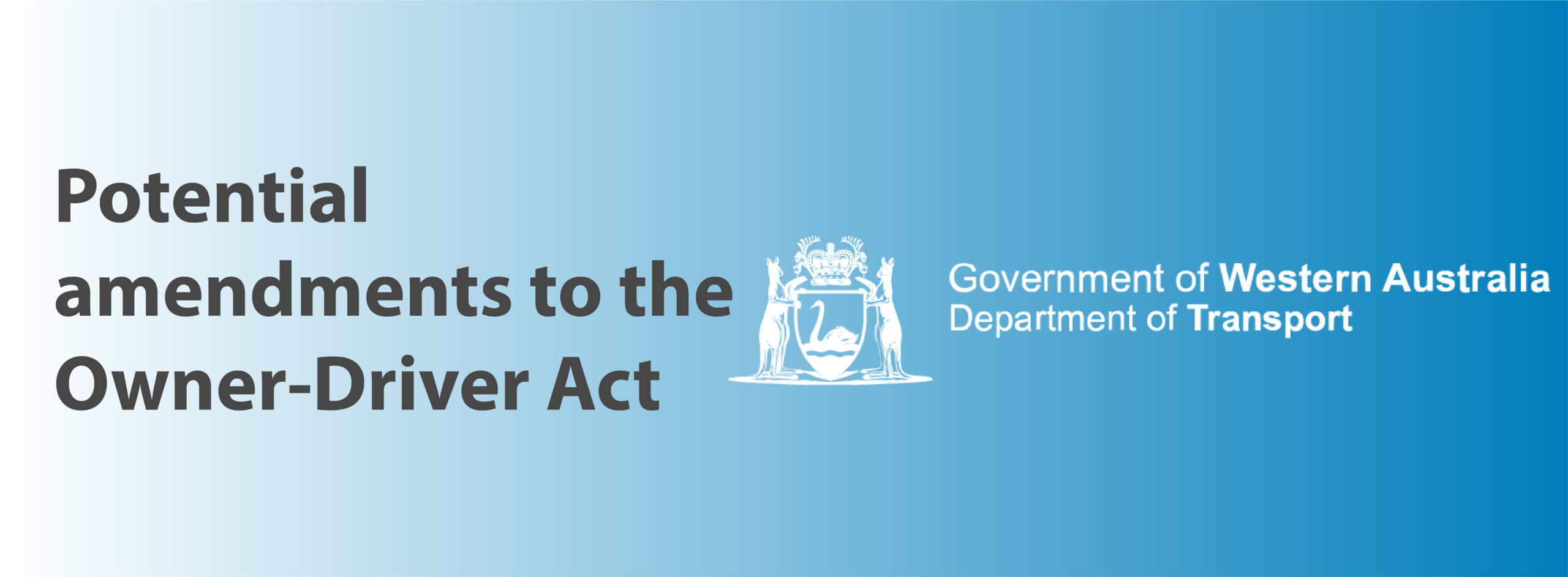 NRSPP Australia - Potential amendments to the Owner-Driver Act in WA